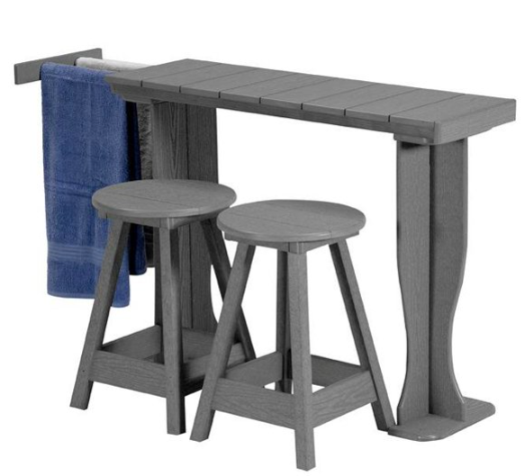 A & B Accessories Customizable Towel Table – www.landodreams.com